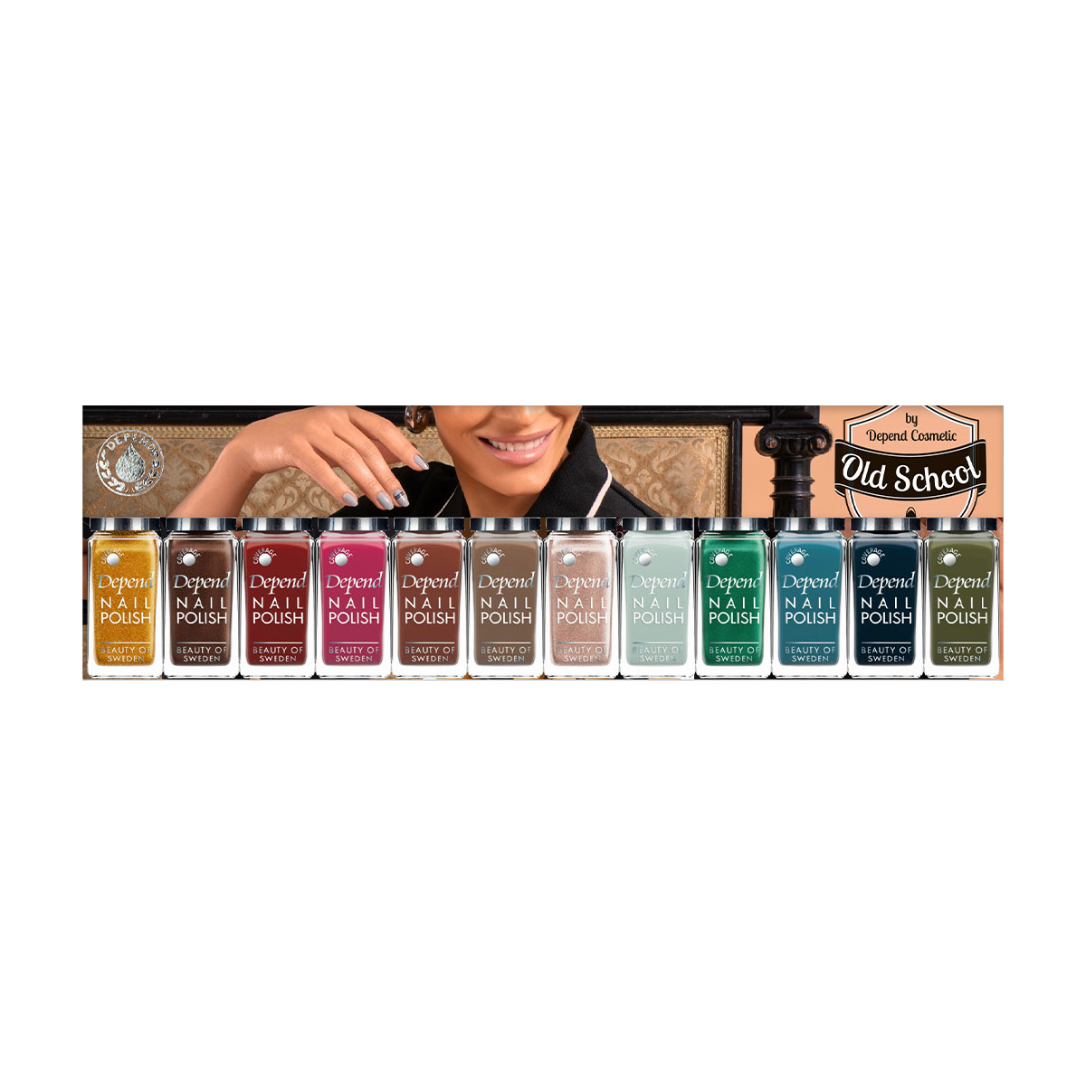 GIFT SET NAIL POLISH OLD SCHOOL - Depend Cosmetic